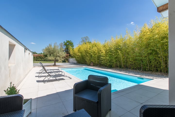 Elégante Maison De Vacance 13 Pers - Aire-sur-l'Adour