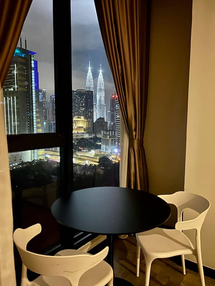 Klcc View 1 Room Bathtub Corner Rooftop Pool & Gym - Sentul