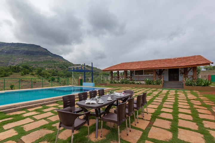 Ficus Farms 3bhk-pool & Rustic Interiors- Igatpuri - Igatpuri