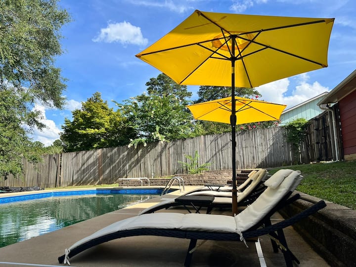 Bright 5br Pool Home | 20% Off This Dec - Columbus, GA