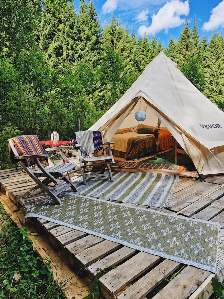 Cosy Glamping In Swedish Forest With Breakfast - Mullsjö