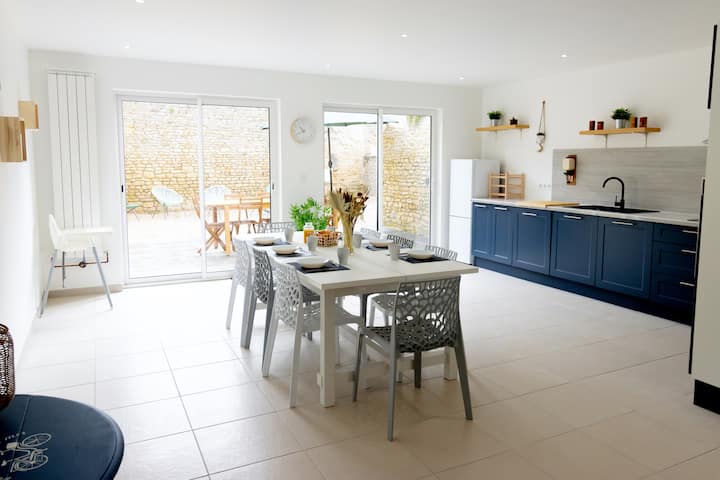 Maison Spacieuse Familiale Avec Jardin Proche Mer - Courseulles-sur-Mer