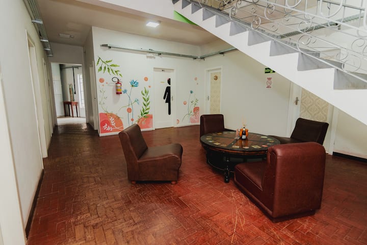 Quarto Triplo Com Ac Araucária Hostel E Pousada - São Bento do Sul