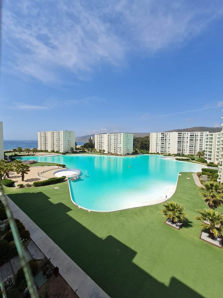 Departamento Para 5 En Condominio Frente A Playa - Papudo