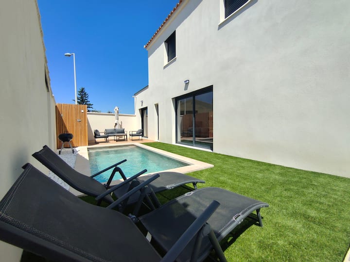 Superbe Maison Neuve Piscine Spa Clim Parking - Bellegarde