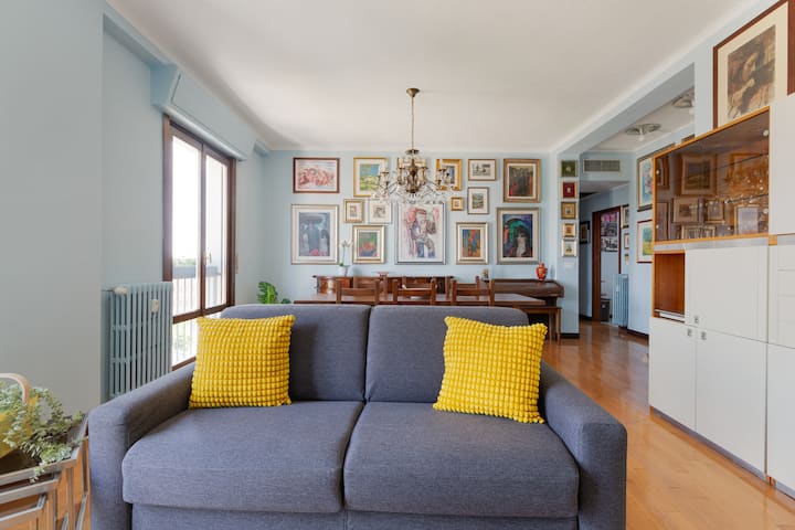 Milano Roomy Apt With All Comfort! Metro M4 Linate - Milan