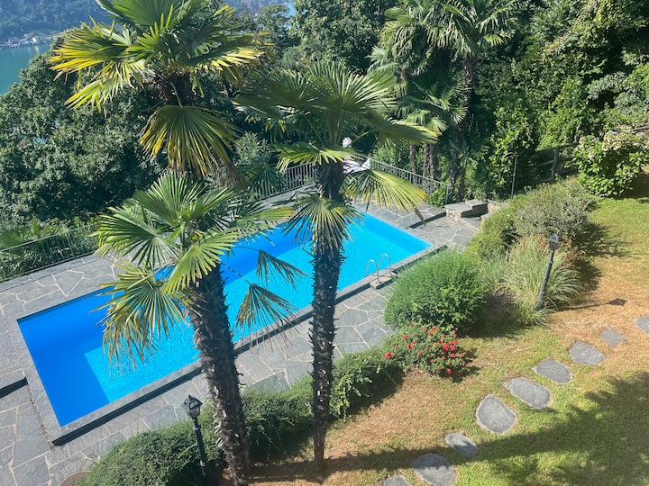 Renovierte Wohnung Mit Pool In Vico Morcote - Vico Morcote