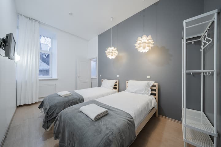 Twin Room Wiht Private Bathroom - Vilnius