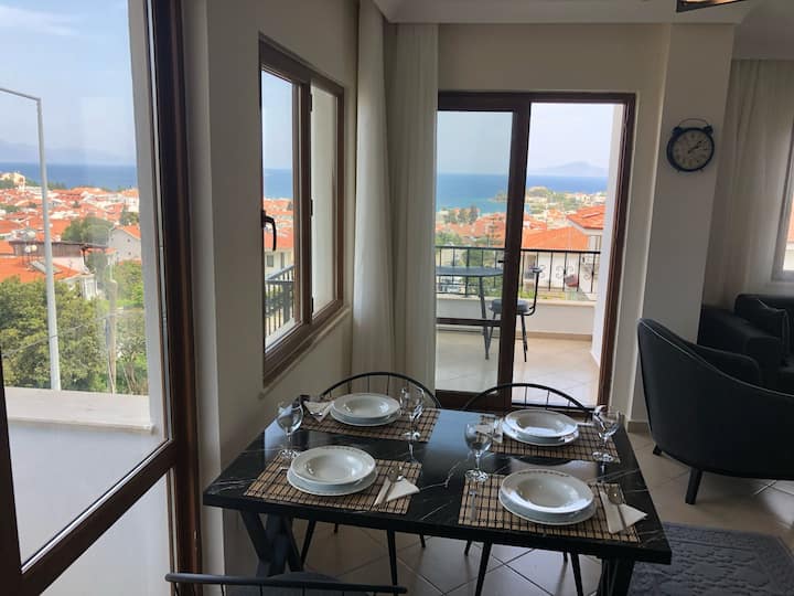 Datça Merkez3 Deniz Manzara 2+1 - Datça