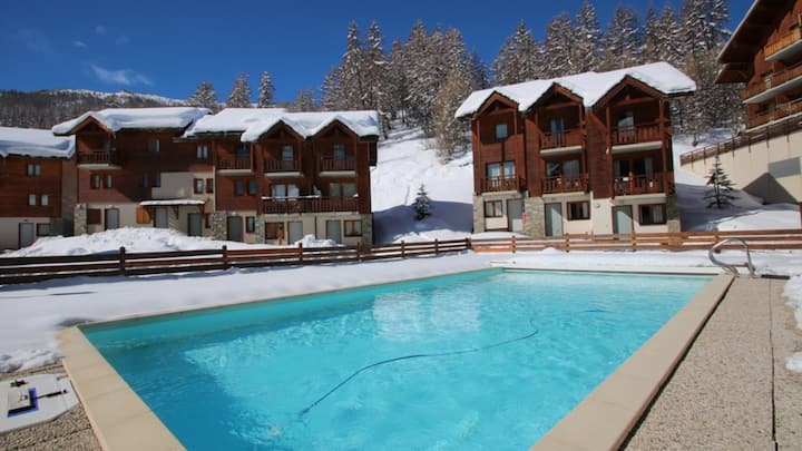 6 Pers Pied Pistes- Piscine 1800 - Puy-Saint-Vincent