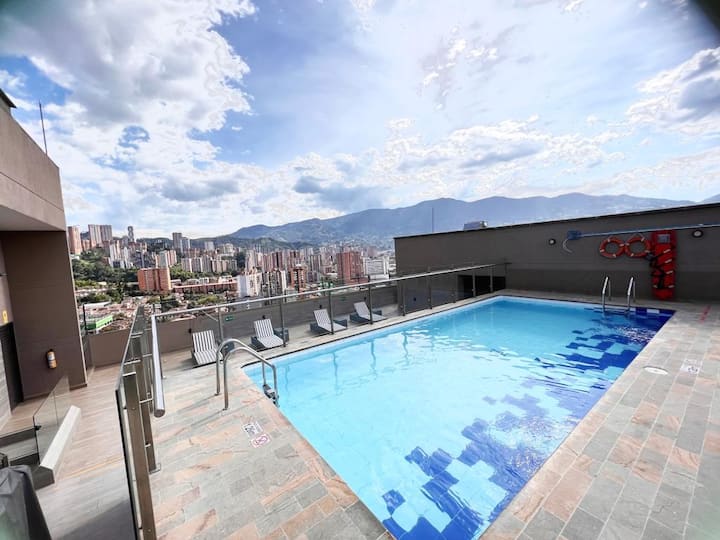 Moderno Apartamento Piscina Gym - Envigado