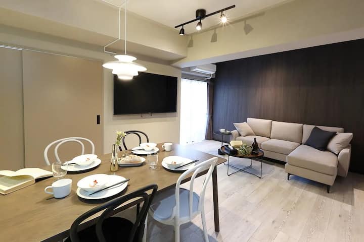 本陣駅より徒歩1分！名古屋駅から電車で4分【302号室】ゆったり広い寝室4ベッド4人宿泊/z007 - Nagoya