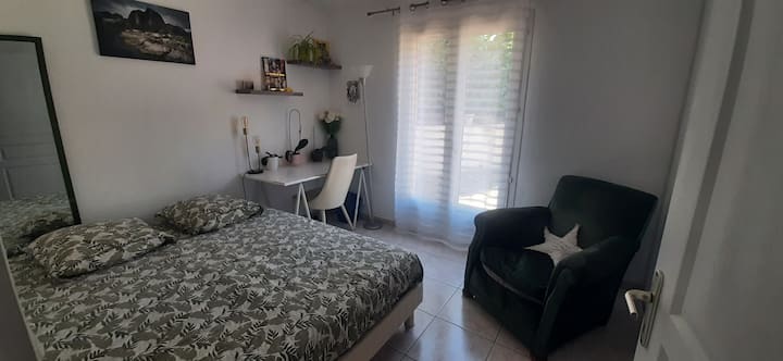 Chambre Double Dans Villa Privée - Biot