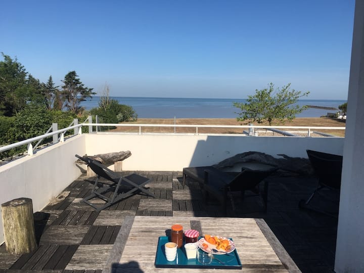 Appart 3* 5 Pers Terrasse Vue Mer Et Piscine - Châtelaillon-Plage