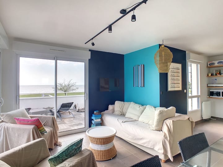 Appart 3* 5 Pers Terrasse Vue Mer Et Piscine - Châtelaillon-Plage