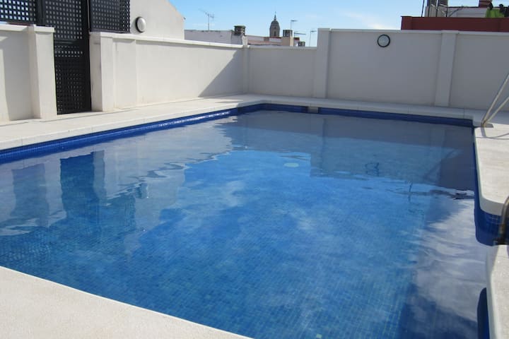 Centro,garaje Gratis,piscina,terraza, Playa,wifi - Málaga