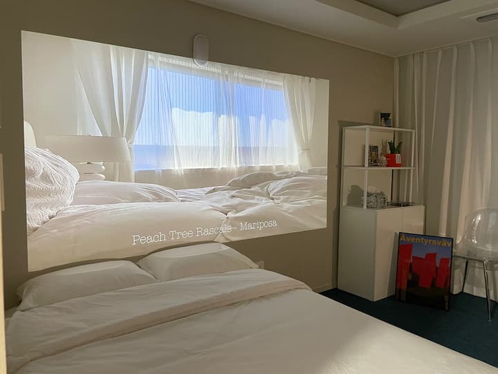 (리뷰이벤트 12시퇴실)동성로 머뭄,스탠다드,New,암막,중앙로역 초인근,고층뷰 - Daegu