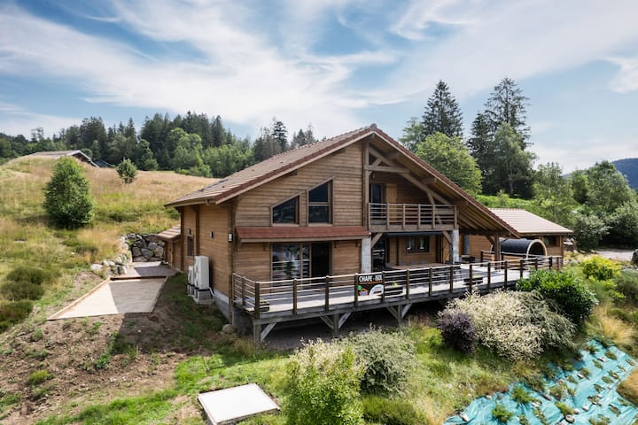 Chalet Nanook - 10 Pers - Spa - Sauna - Gérardmer