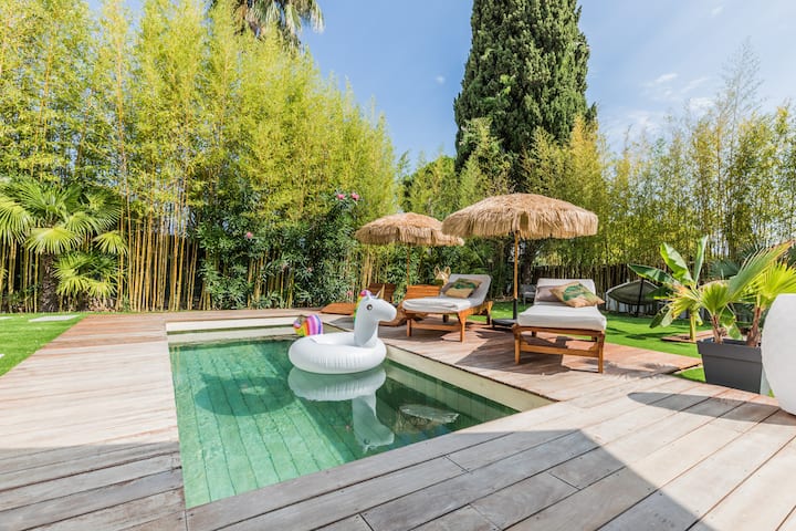 220m2 - Villa Piscine, 4 Chambres, Jacuzzi - カンヌ