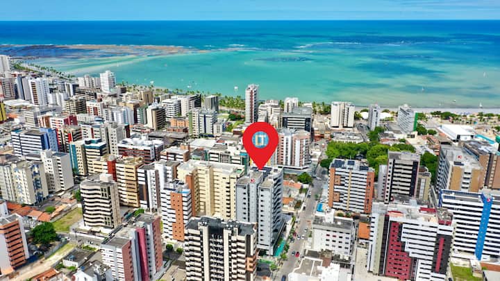 Studio Design 302 - A 300m Pajuçara - Maceió