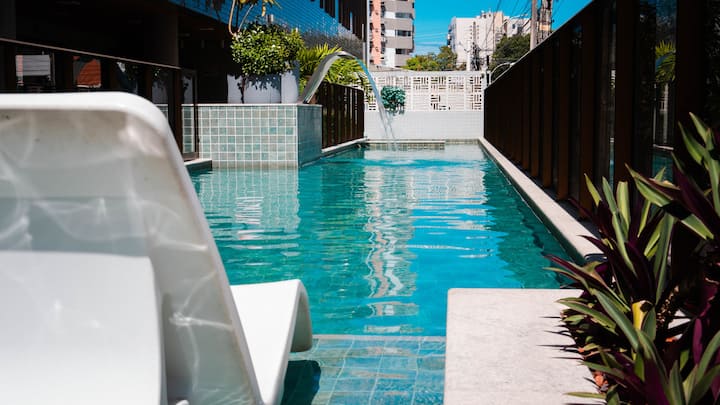 Studio Design 302 - A 300m Pajuçara - Maceió