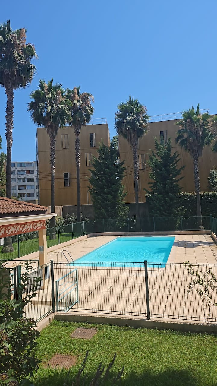 Beautiful Apartment With Pool - Nizza