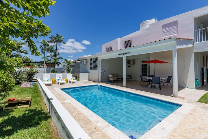 Ocean-view Family Villa W/ Beach & Private Pool - Puerto Rico
