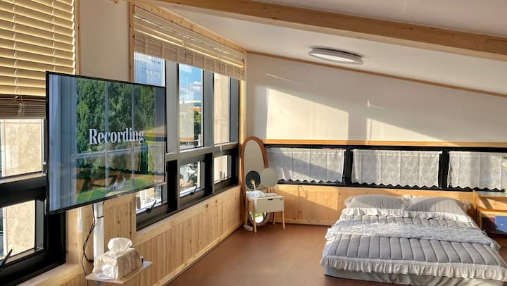 테라스와 복층이 있는 목포루프탑 357 - Mokpo-si