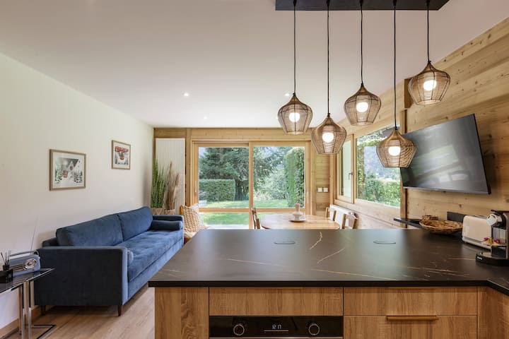 Moderne 2ch | Vue Mtblanc | Terrasse | Brevent 3mn - Les Praz de Chamonix