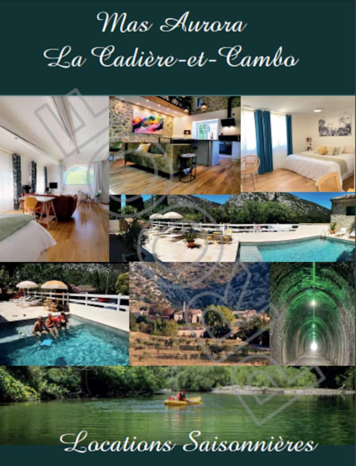 L'été Indien Au Mas Aurora , 10 Couchages! - Ganges