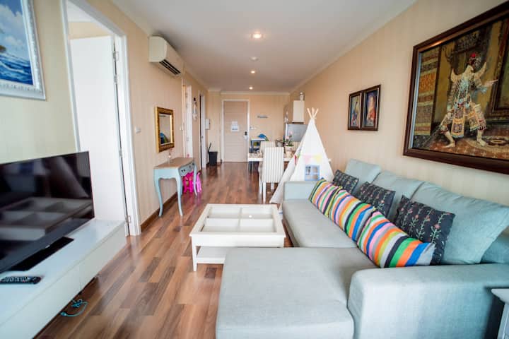 E608 Family Room Huahin 3br Water Park Near Beach - フア ヒン