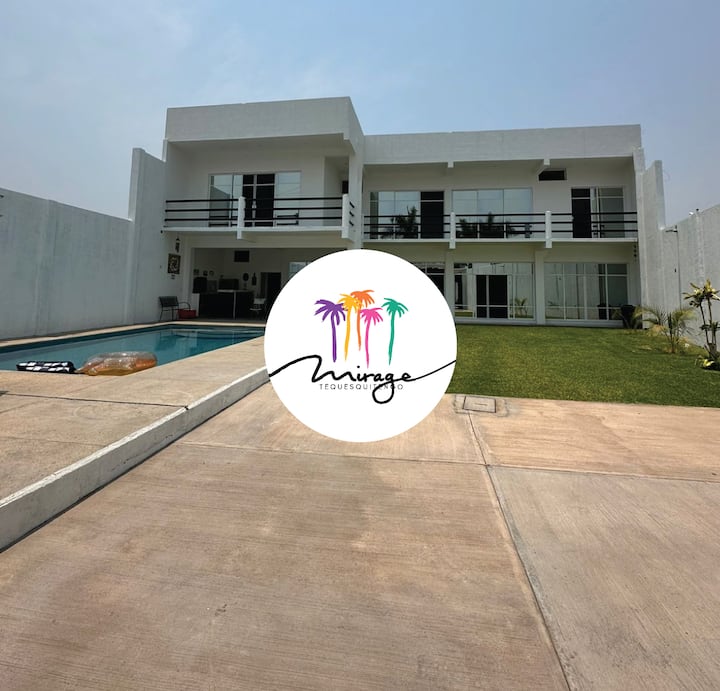 Casa Mirage | +18p. | Vista Al Lago | Fiestas - Tequesquitengo