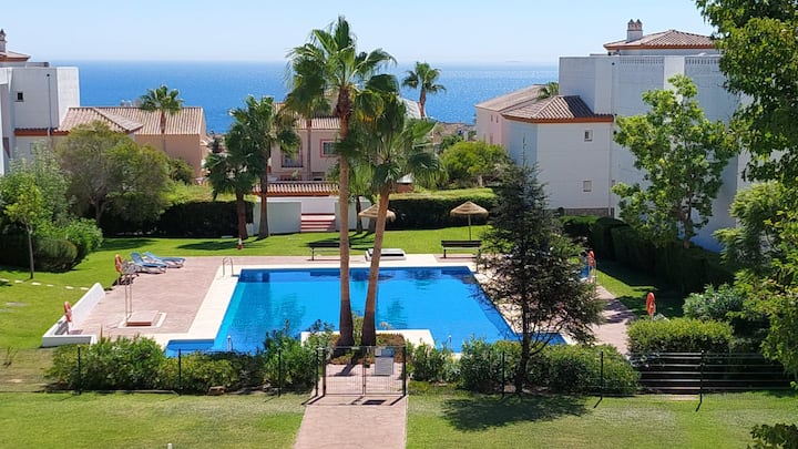 Apartamento Con Gran Terraza Y Jardín En La Playa - Zoo de Castellar