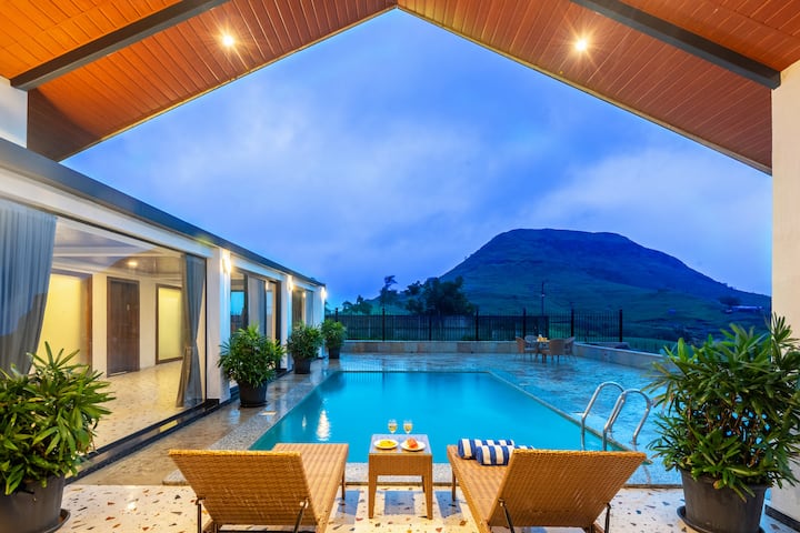 Stayvista At Whispering Meadows W/ Pool, Ac - India