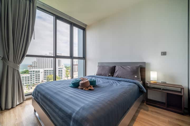 Luxury Facilities, Amazing View 200m To Cozy Beach - Pattaya City