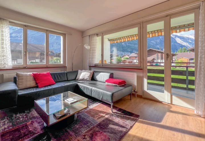 With Mountain View & Balcony | Kitchen | Parking - Leukerbad