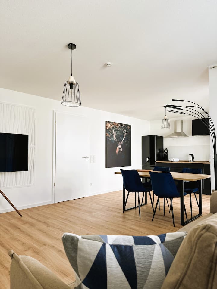 *Amao-indigo/62qm/parking/lift/up 12 Guests 2apt - Offenburg