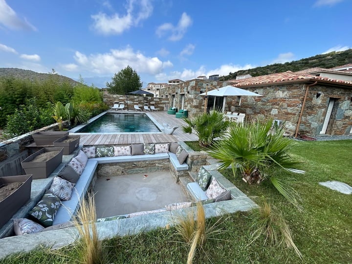 Villa Avec Piscine Chauffee, 4 Chambres. - Saint-Florent