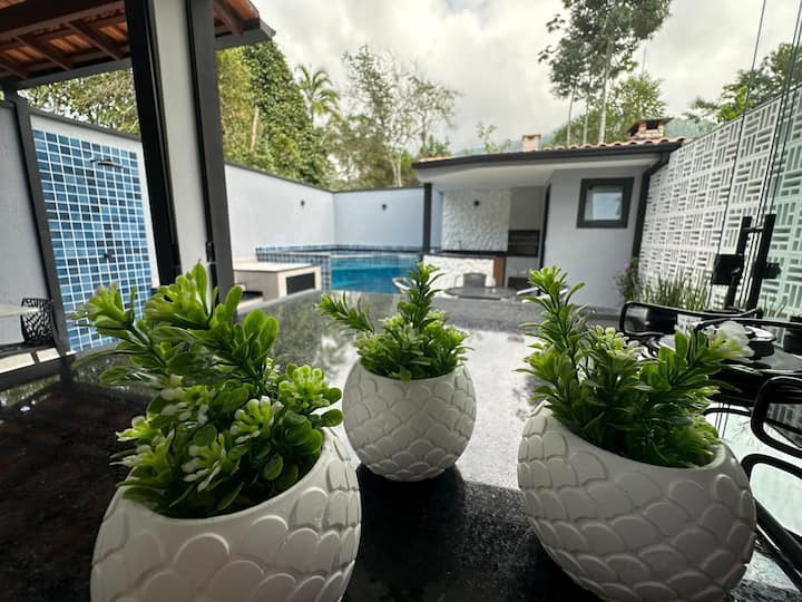 Casa Moderna E Piscina De Vidro - Paraty