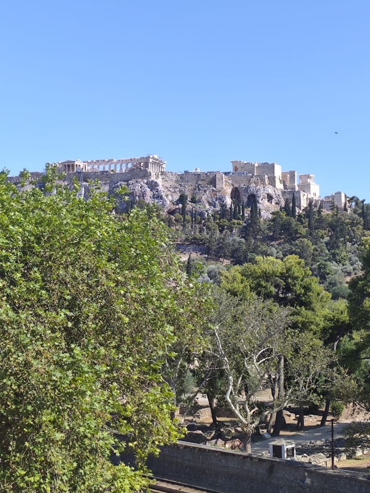 Thiseio Acropolis & Temple Of Hephaestus View Flat - Athén