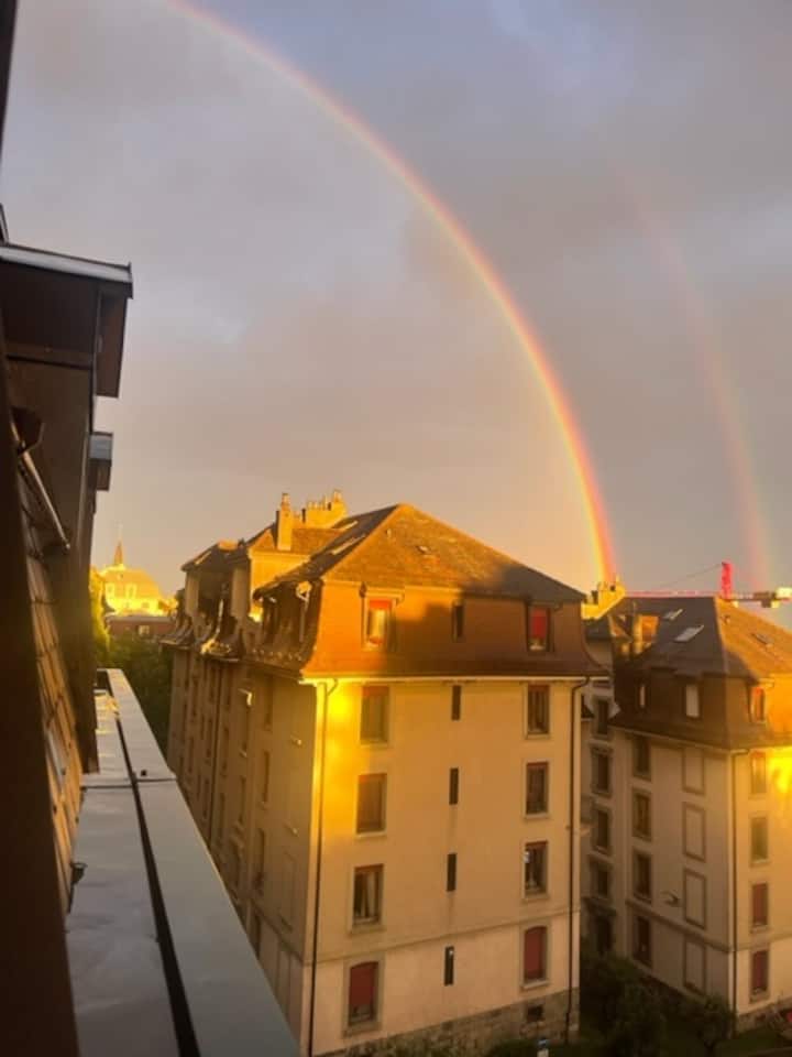 Charmant Appart 2 Chambres/ Place De Parc Inclus - Lausanne