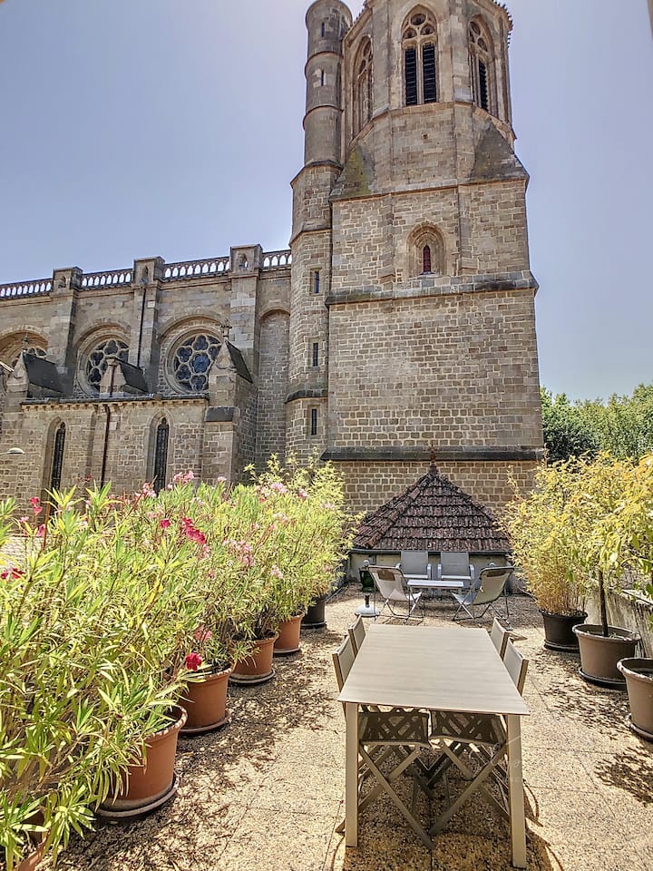 La Terrasse - Magnifique Vue Cathédrale 4 Pers - Carcasona