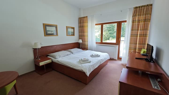 Double Room With Garden View In Geyserpark Village - Karlovy Vary