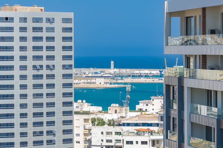 Plage Et Gare Tgv à Pied- Quartier Prisé-malabata - Tanger
