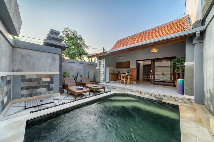 Q~la Villa 1 – Cozy One-br Villa With Private Pool - Denpasar