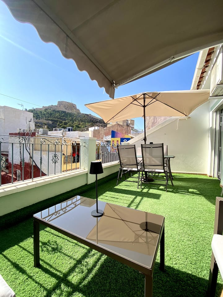 ÁTico Con Vistas Al Castillo - Alicante