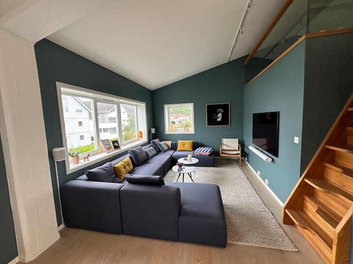 Stylish, Family-friendly Penthouse W/ Rooftop - Stavanger