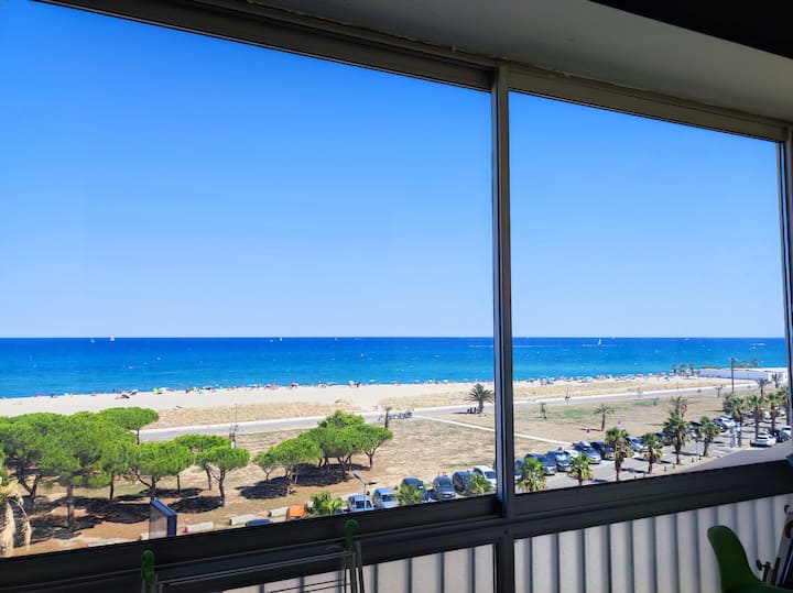 Grand F2 Vue Panoramique Face Mer - Saint-Cyprien