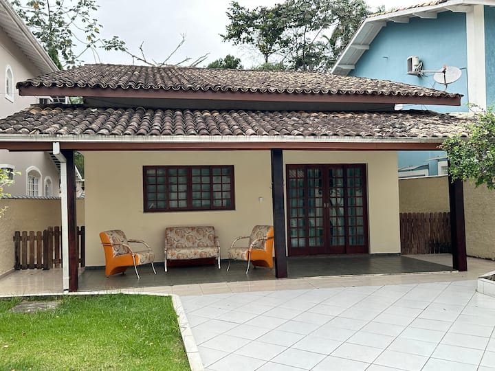 Linda Casa Em Condomínio Fechado Beira Mar - Caraguatatuba
