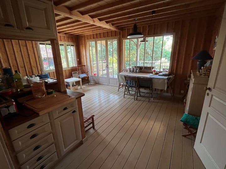 Chambre Et Espace Cuisine/sejour - Cap Ferret